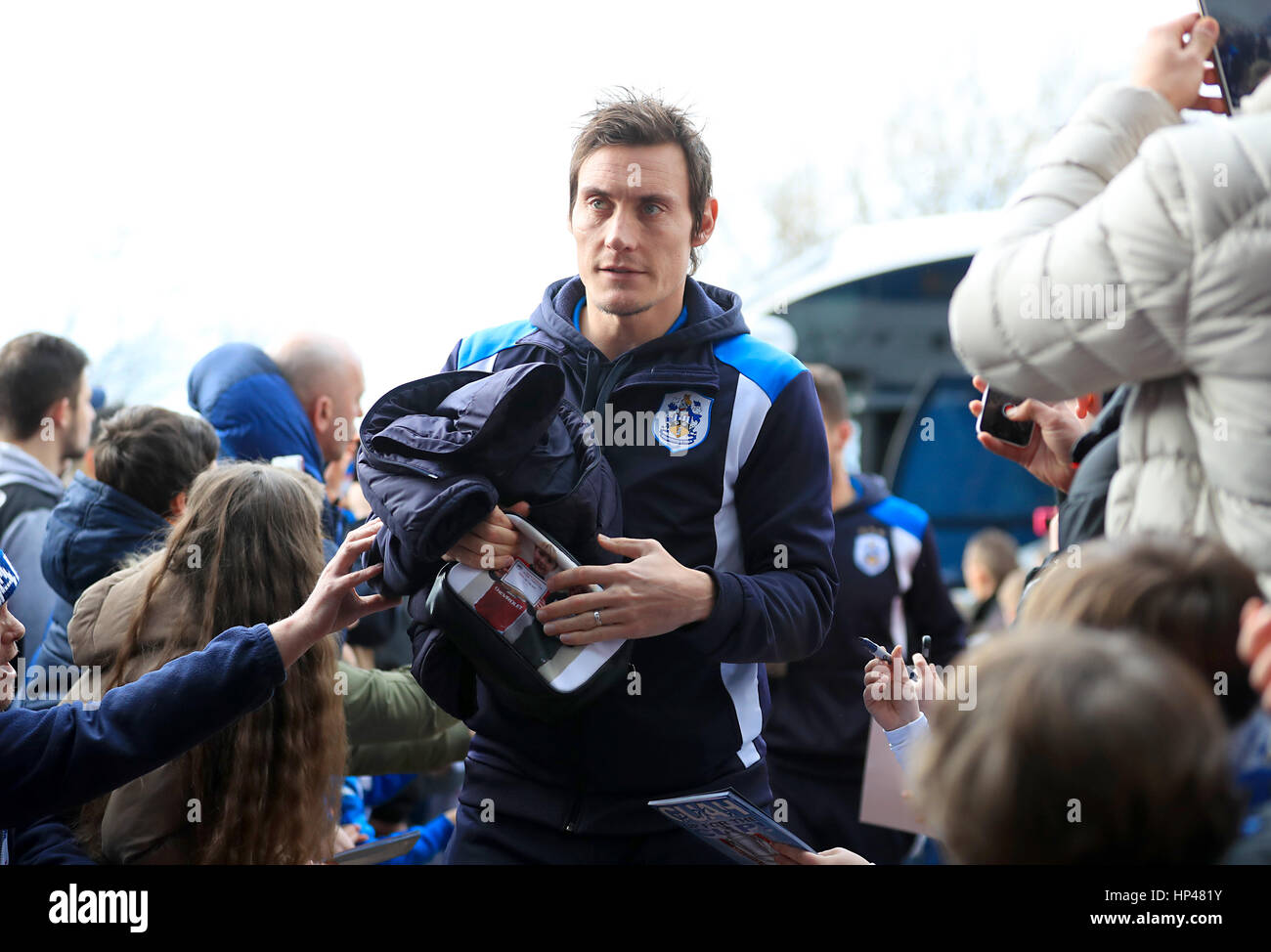 Huddersfield Town's Dean Whitehead arriving for the Emirates FA Cup ...