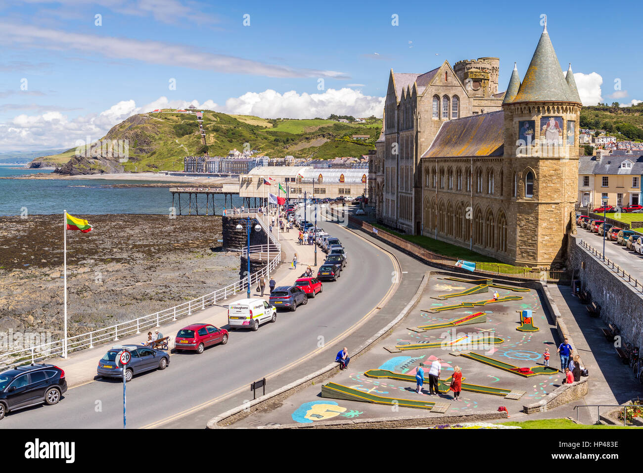 Aberystwyth wales town street hi-res stock photography and images - Alamy