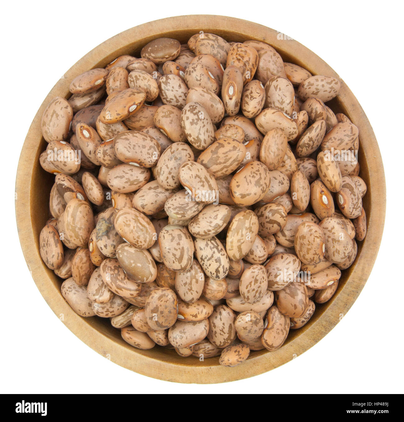 pinto beans isolated on a white background Stock Photo - Alamy