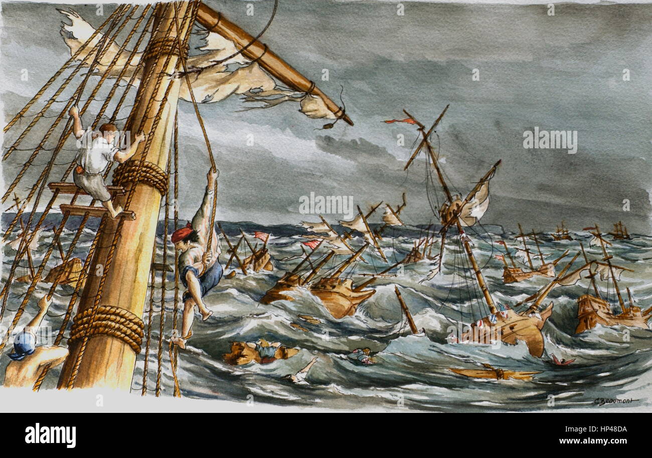 Storm wracked fleet hi-res stock photography and images - Alamy