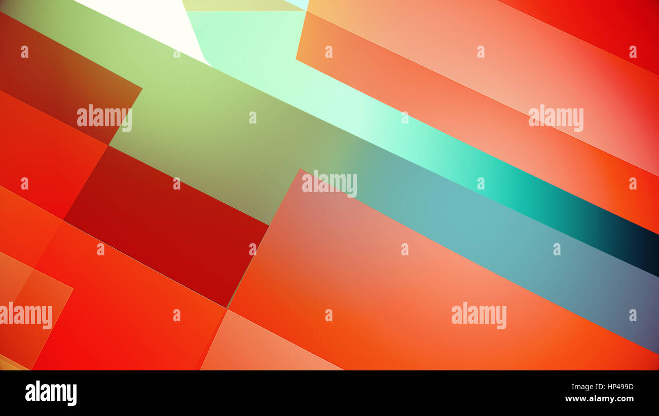 abstract background from colourful huge shapes, glassy and transparent ...