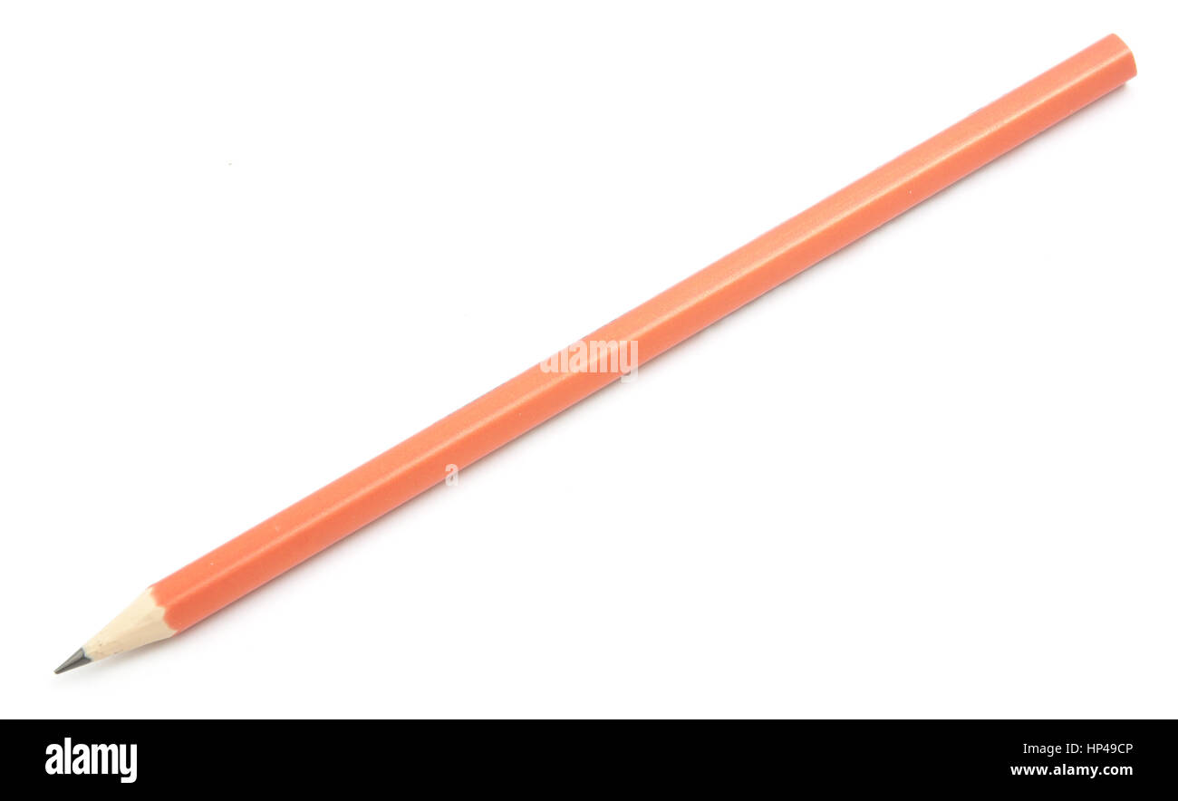 pencil isolated on pure on white background Stock Photo - Alamy
