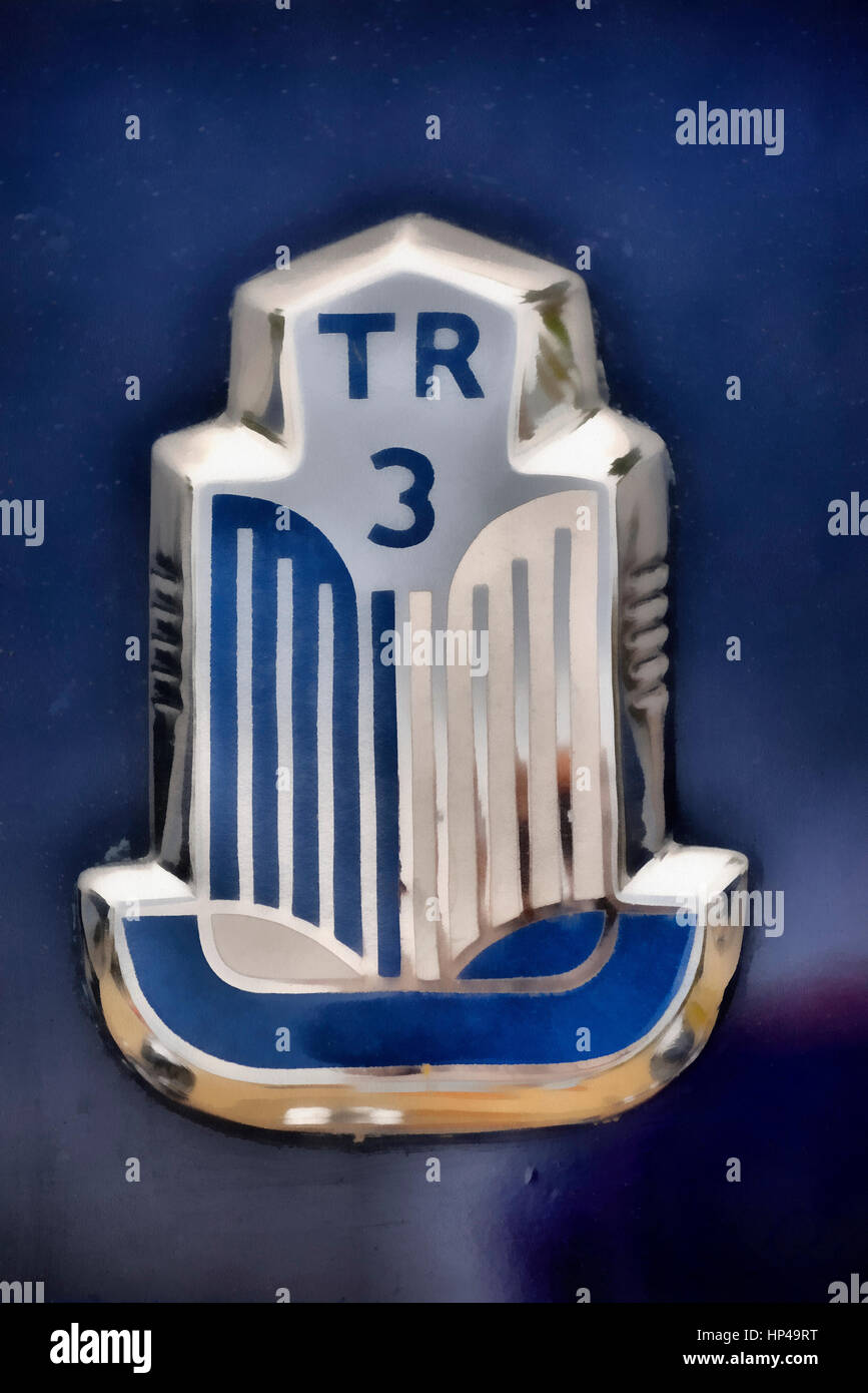 Triumph Tr3 Logo Leather Key Fob Triumph Hand Stitched With Triumph