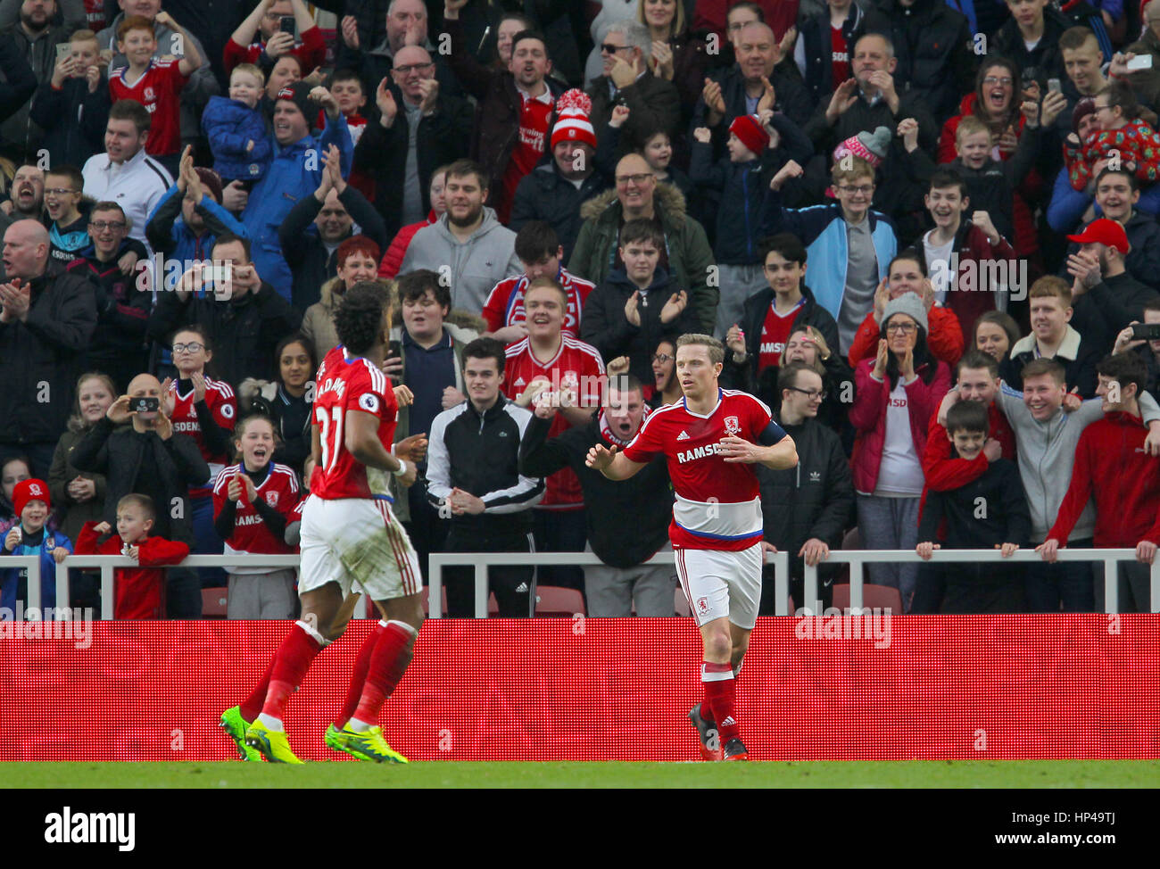 Middlesbroughs grant leadbitter celebrates hi-res stock photography and ...