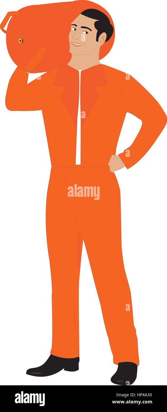 Butane man Stock Vector Images - Alamy