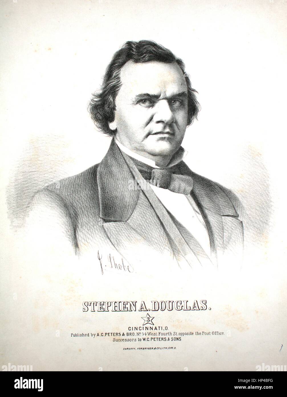 Sheet music cover image of the song 'The Douglas Reception March', with ...