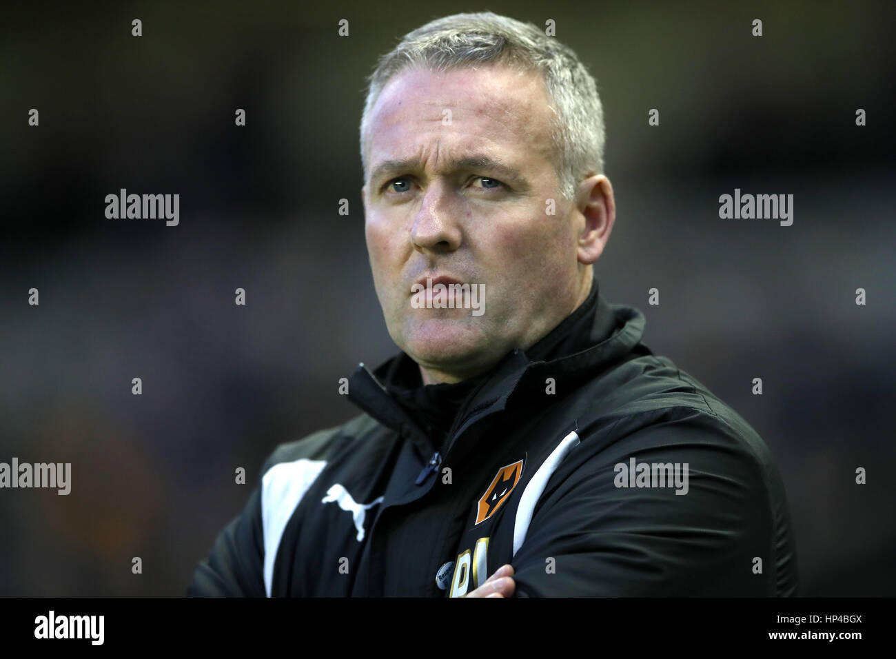 Wolverhampton Wanderers manager Paul Lambert during the Emirates FA Cup ...