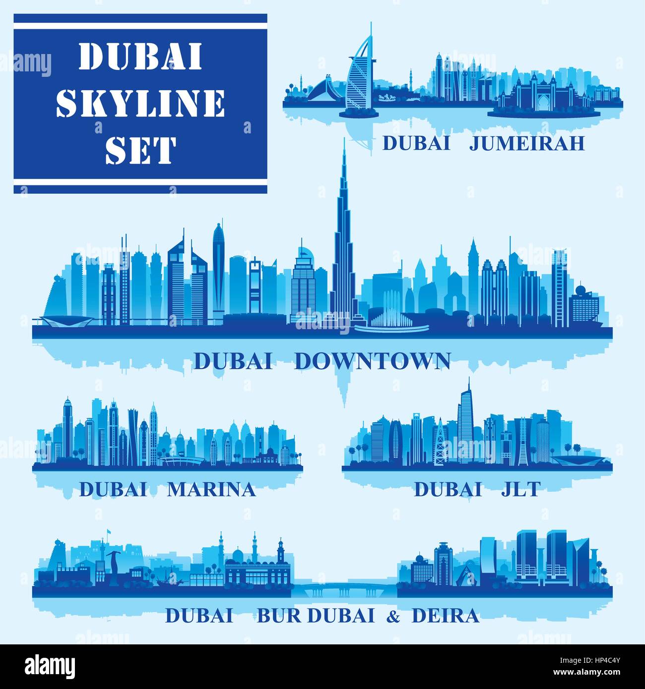 Dubai vector vectors hi-res stock photography and images - Alamy