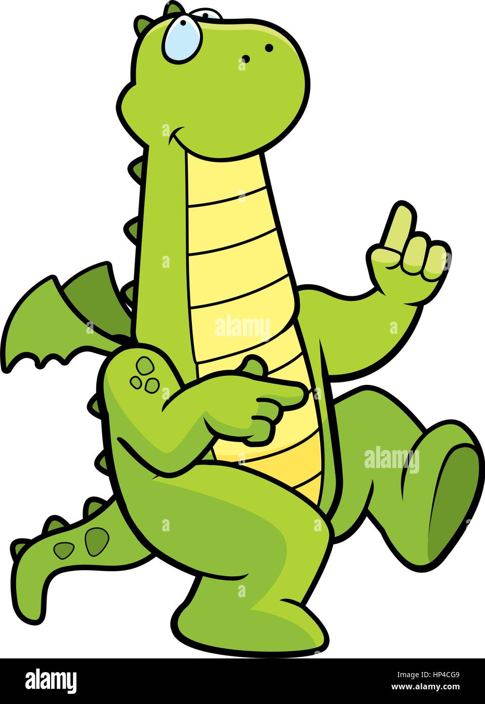 A happy cartoon dragon dancing and smiling Stock Vector Image & Art - Alamy