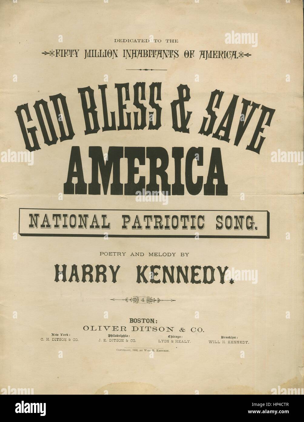 God bless america sheet music hi-res stock photography and images - Alamy