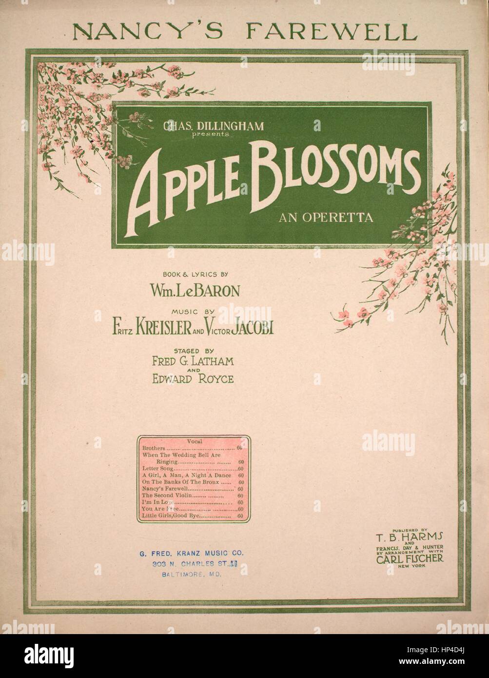 Sheet music cover image of the song 'Nancy's Farewell [Nancy and girls ...