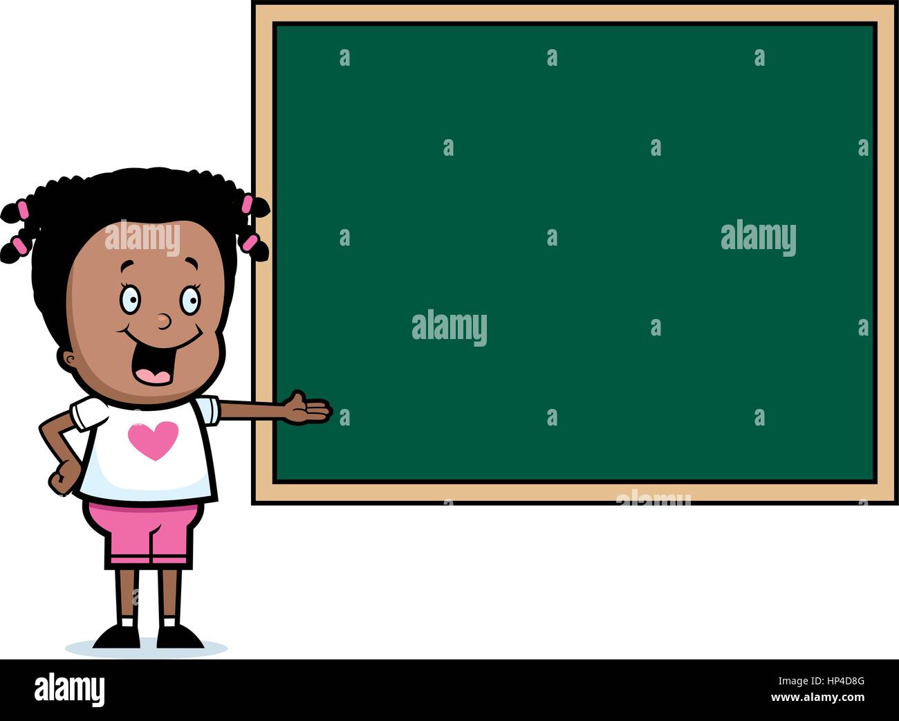 Happy girl student in Stock Vector Images - Alamy