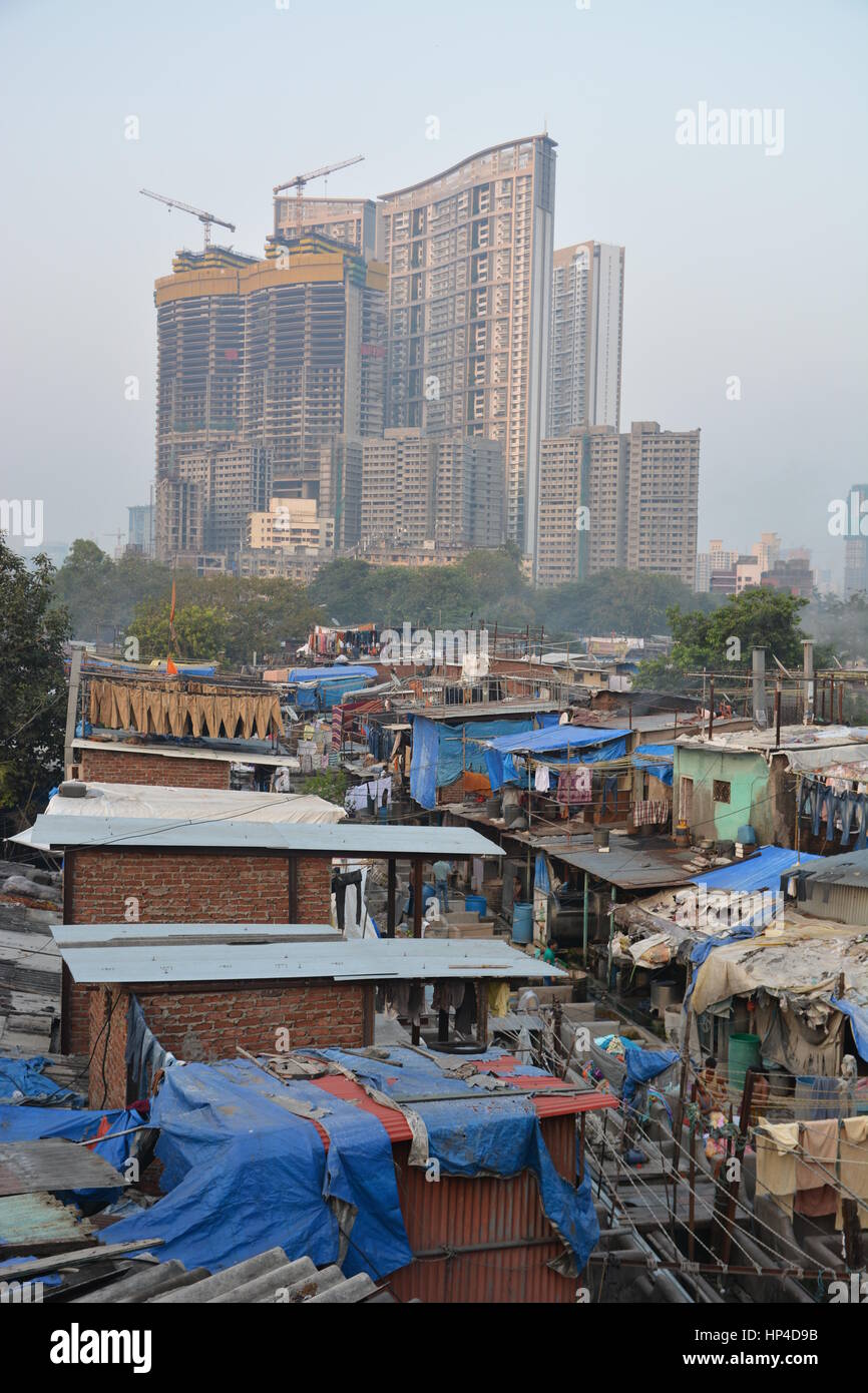 Mumbai, India - October 19, 2015 - Muslim washing spot Dhobi Ghat in ...