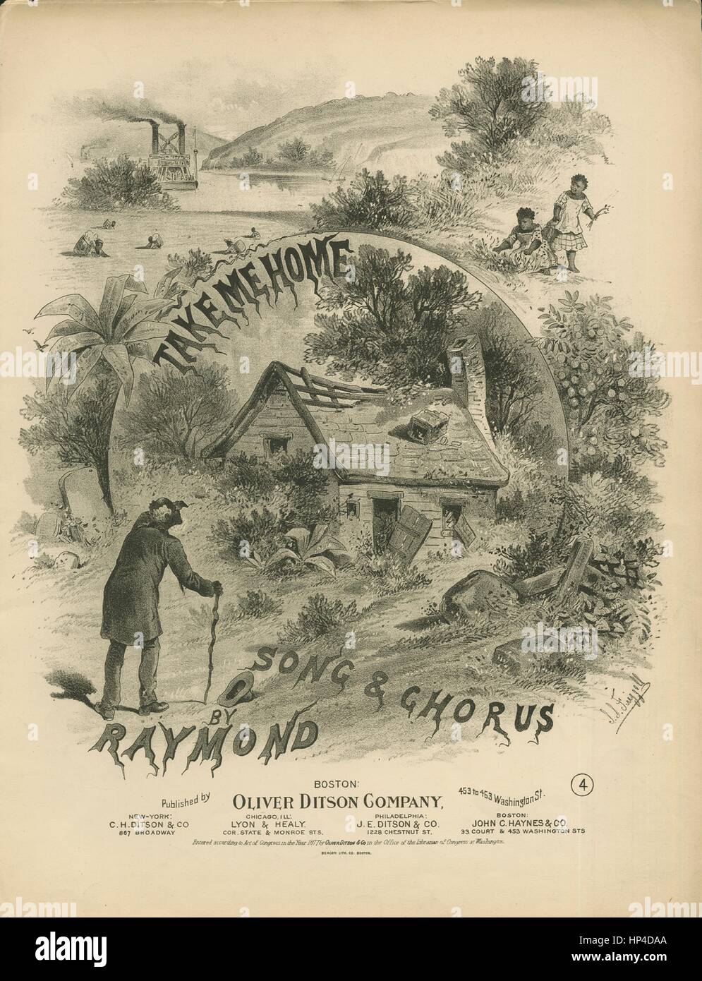 Sheet music cover image of the song 'Take Me Home Song and Chorus ...