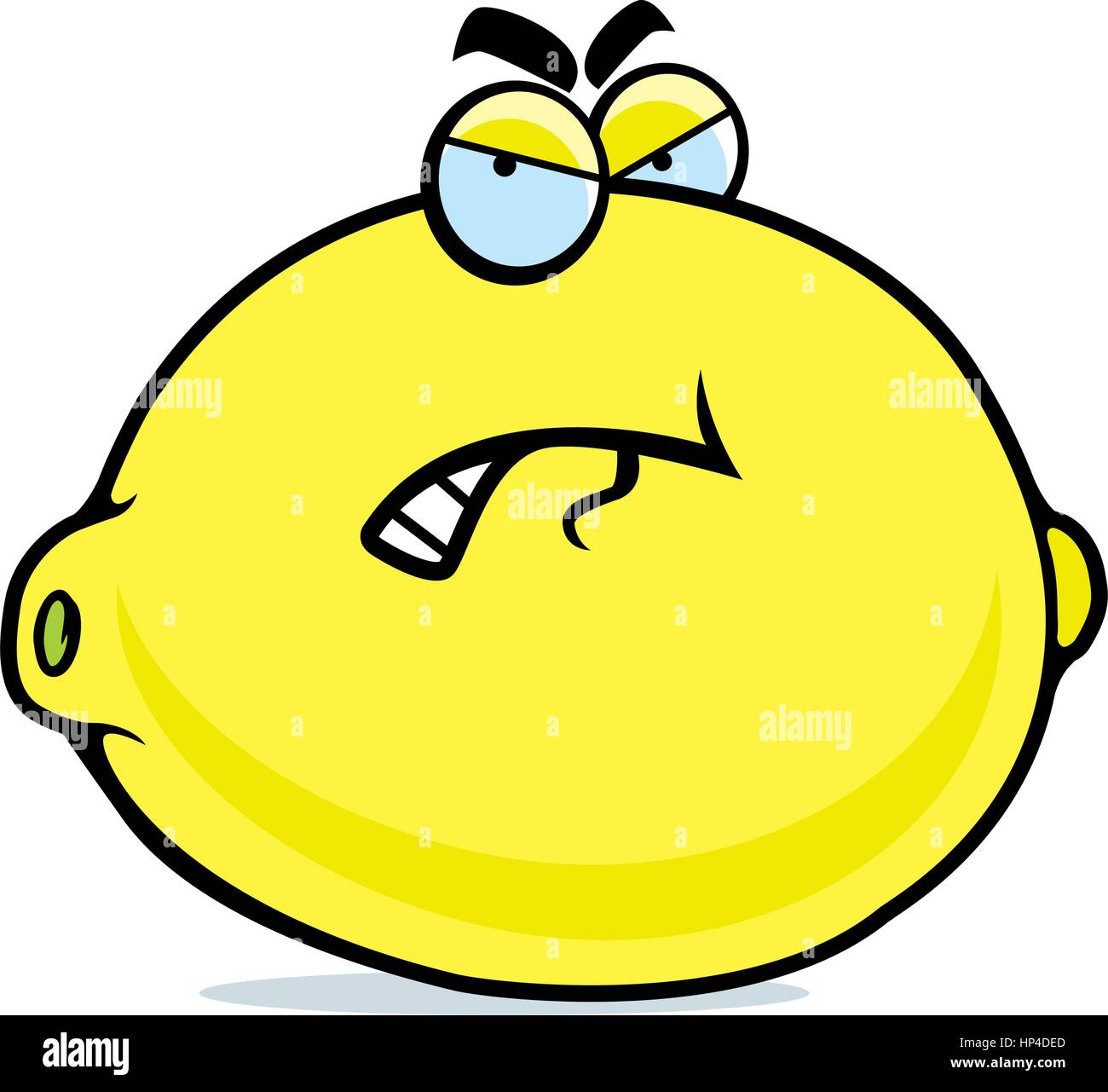 Cartoon lemon angry expression hi-res stock photography and images - Alamy