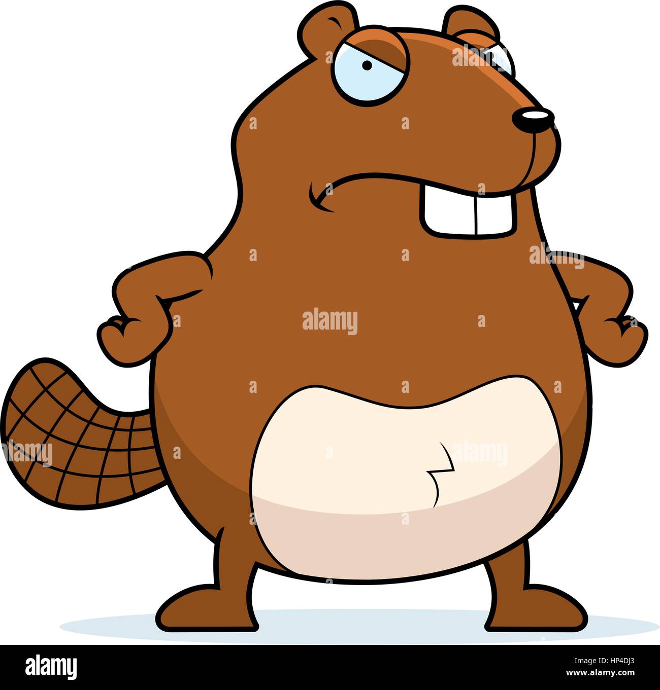 A cartoon beaver with an angry expression Stock Vector Image & Art - Alamy