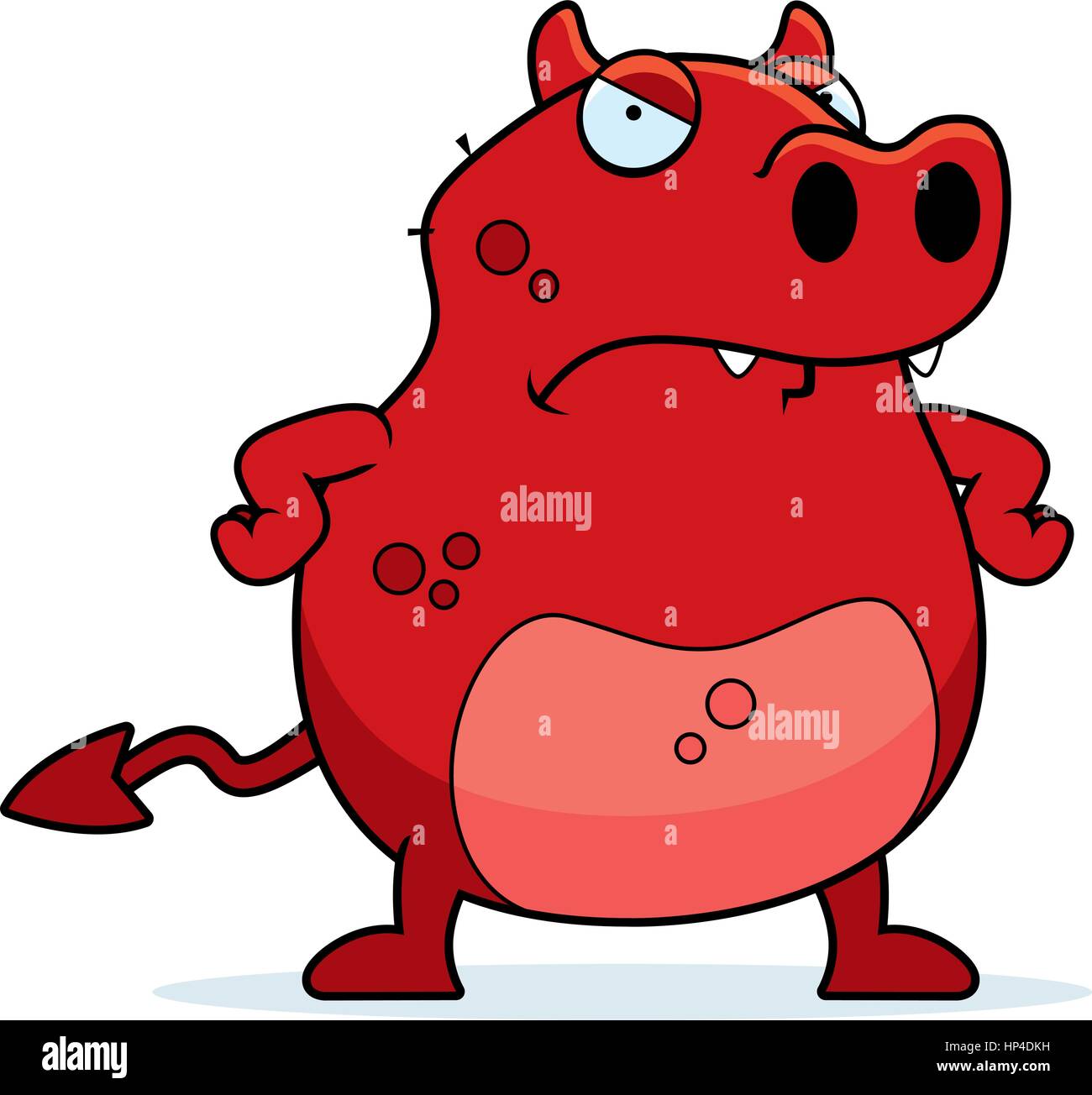A cartoon devil with an angry expression Stock Vector Image & Art - Alamy