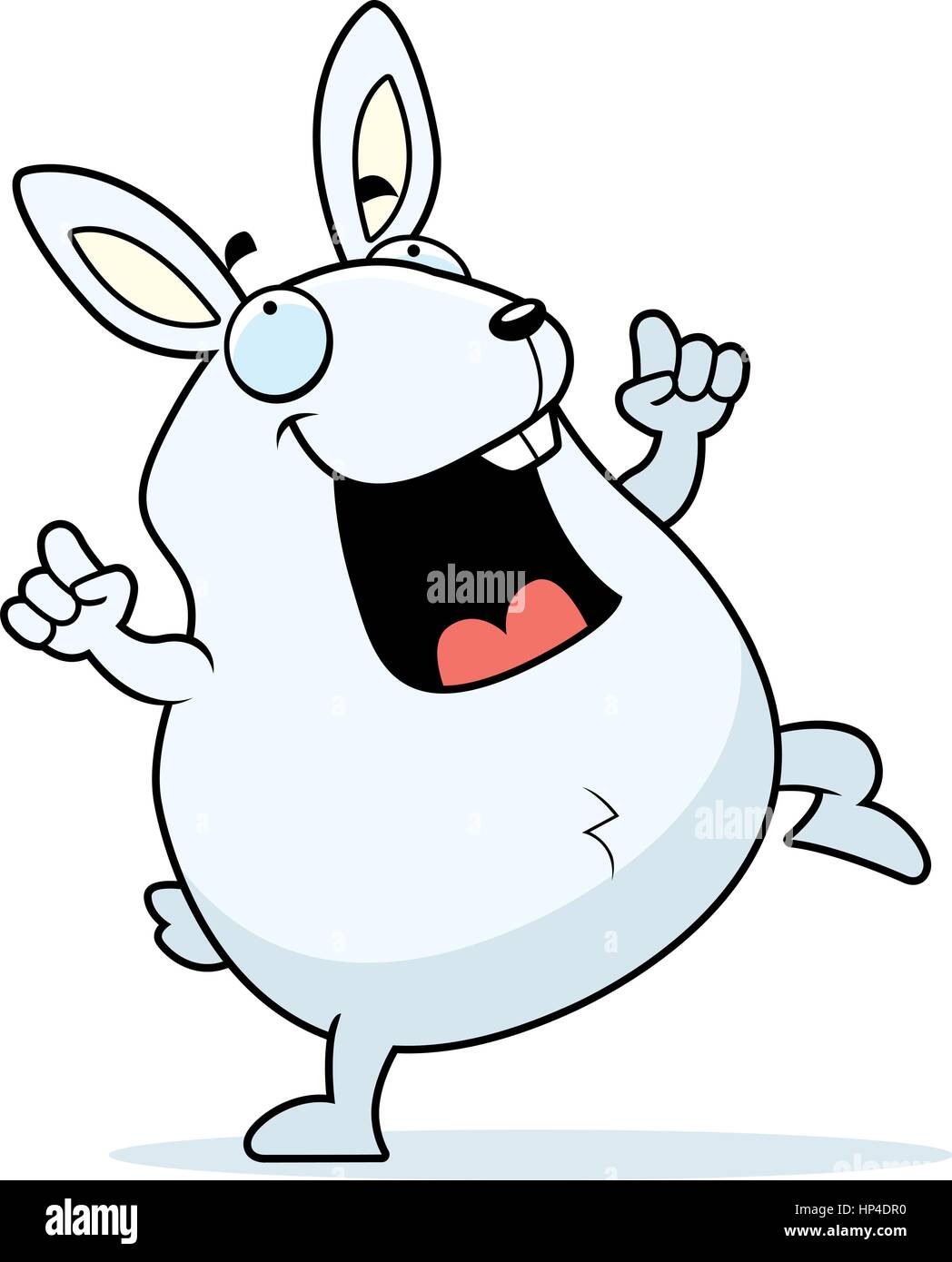 Dancing rabbit cartoon hi-res stock photography and images - Alamy