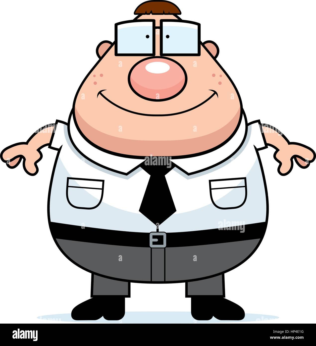 A happy cartoon nerd standing and smiling Stock Vector Image & Art - Alamy