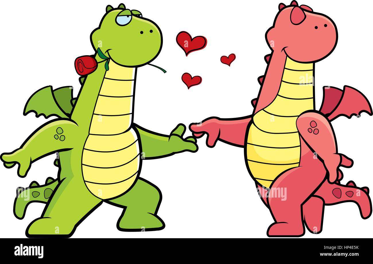 Two Dragons In Love
