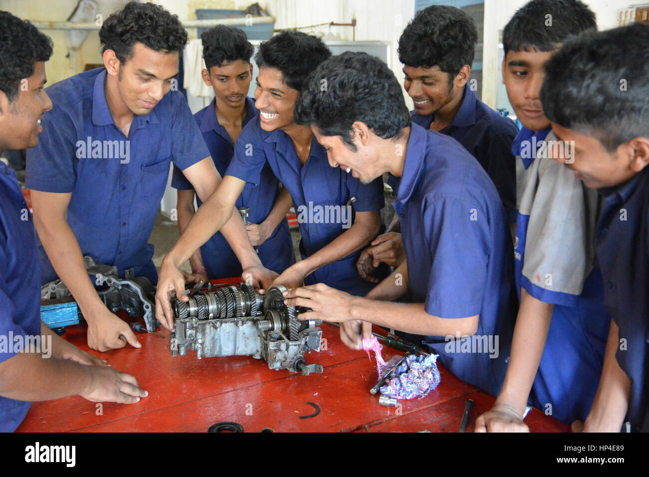 Mumbai, India - October 26, 2015 - Teenager from children«s doing ...