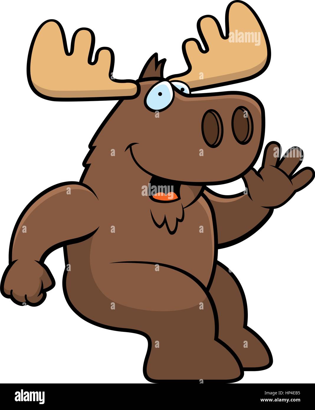 Cartoon Smiling Moose Stock Photos & Cartoon Smiling Moose Stock Images - Alamy
