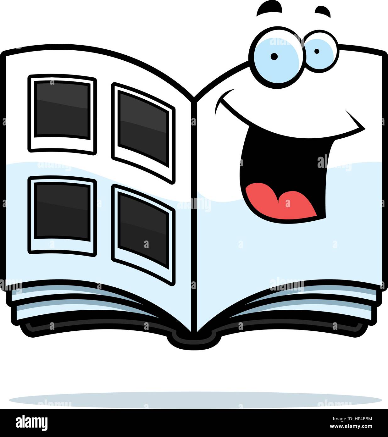 A cartoon photo album happy and smiling Stock Vector Image & Art - Alamy