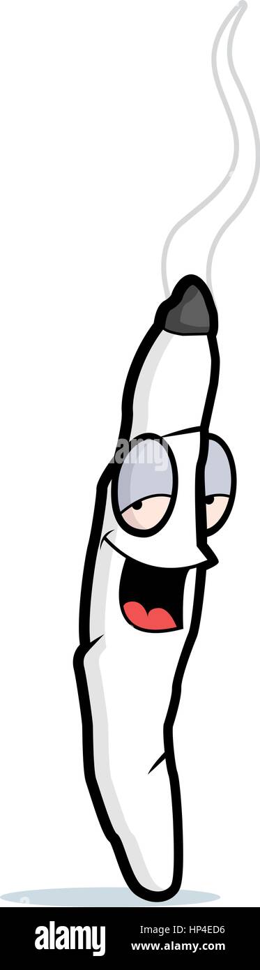 Cartoon Weed Joint