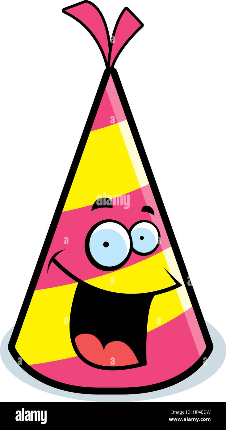 Cartoon party hat hi-res stock photography and images - Alamy