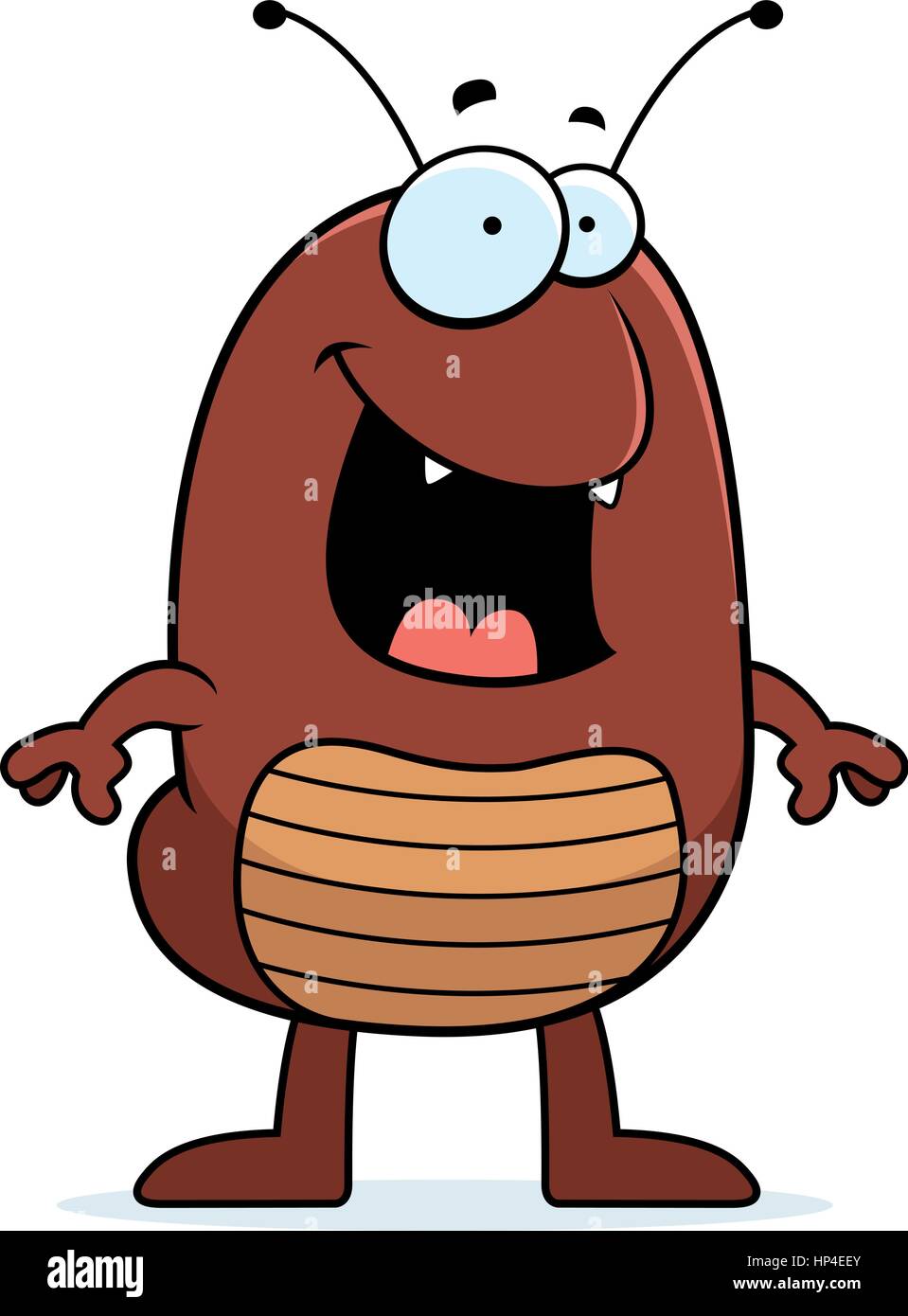 A happy cartoon flea standing and smiling Stock Vector Image & Art - Alamy