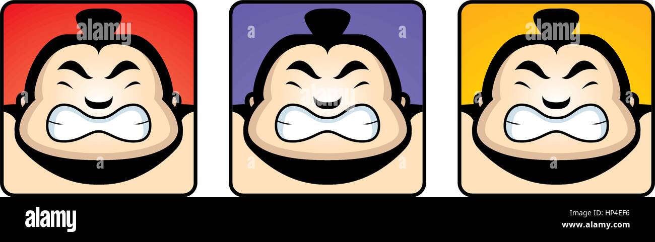 Sumo wrestler cartoon hi-res stock photography and images - Alamy