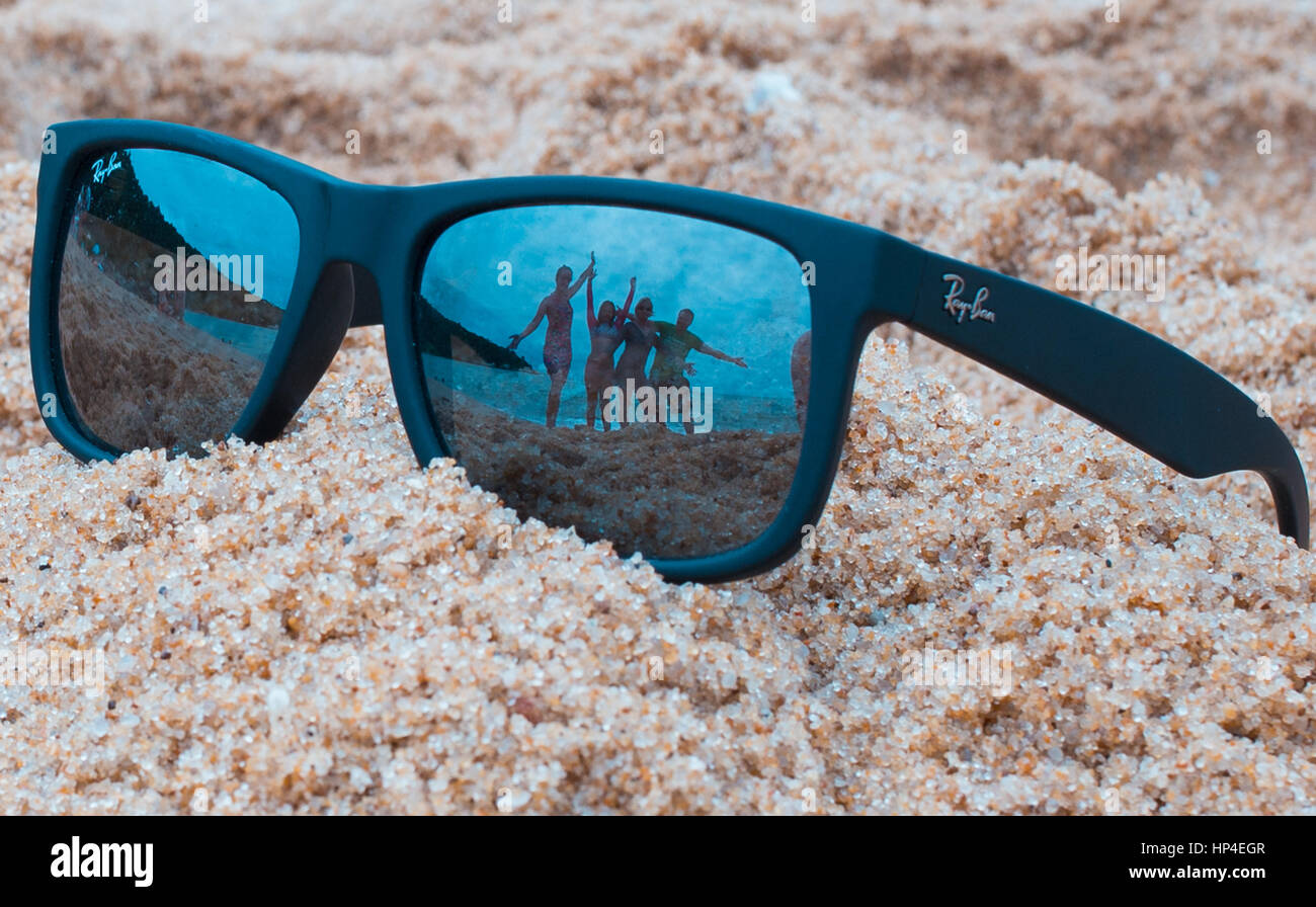 Ray Ban Sunglasses On The Beach