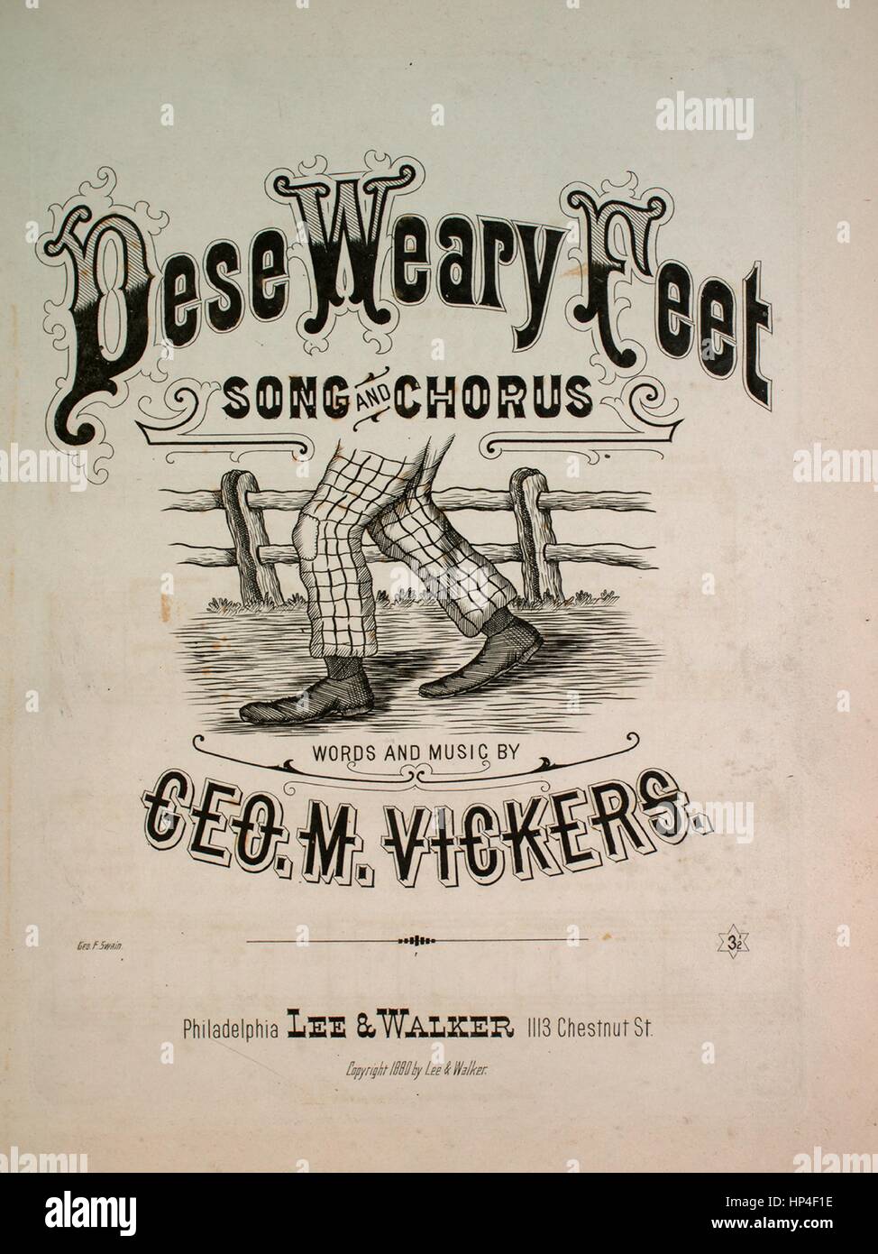 1880 sheet music hi-res stock photography and images - Alamy