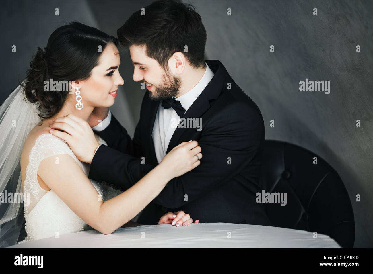 Beautiful wedding photo Stock Photo - Alamy
