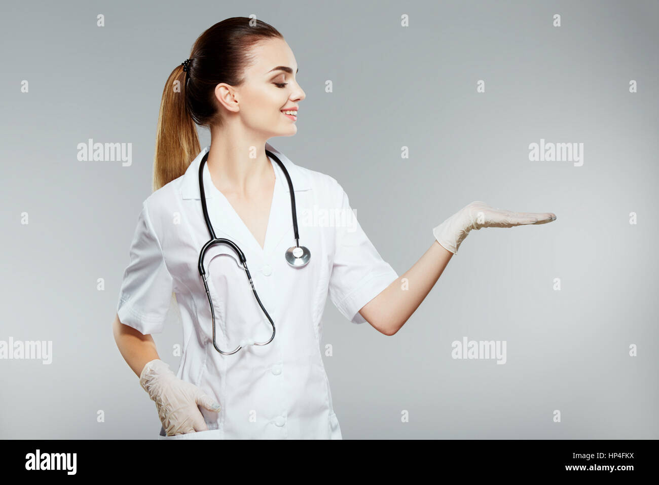 Gorgeous doctor portrait Stock Photo - Alamy