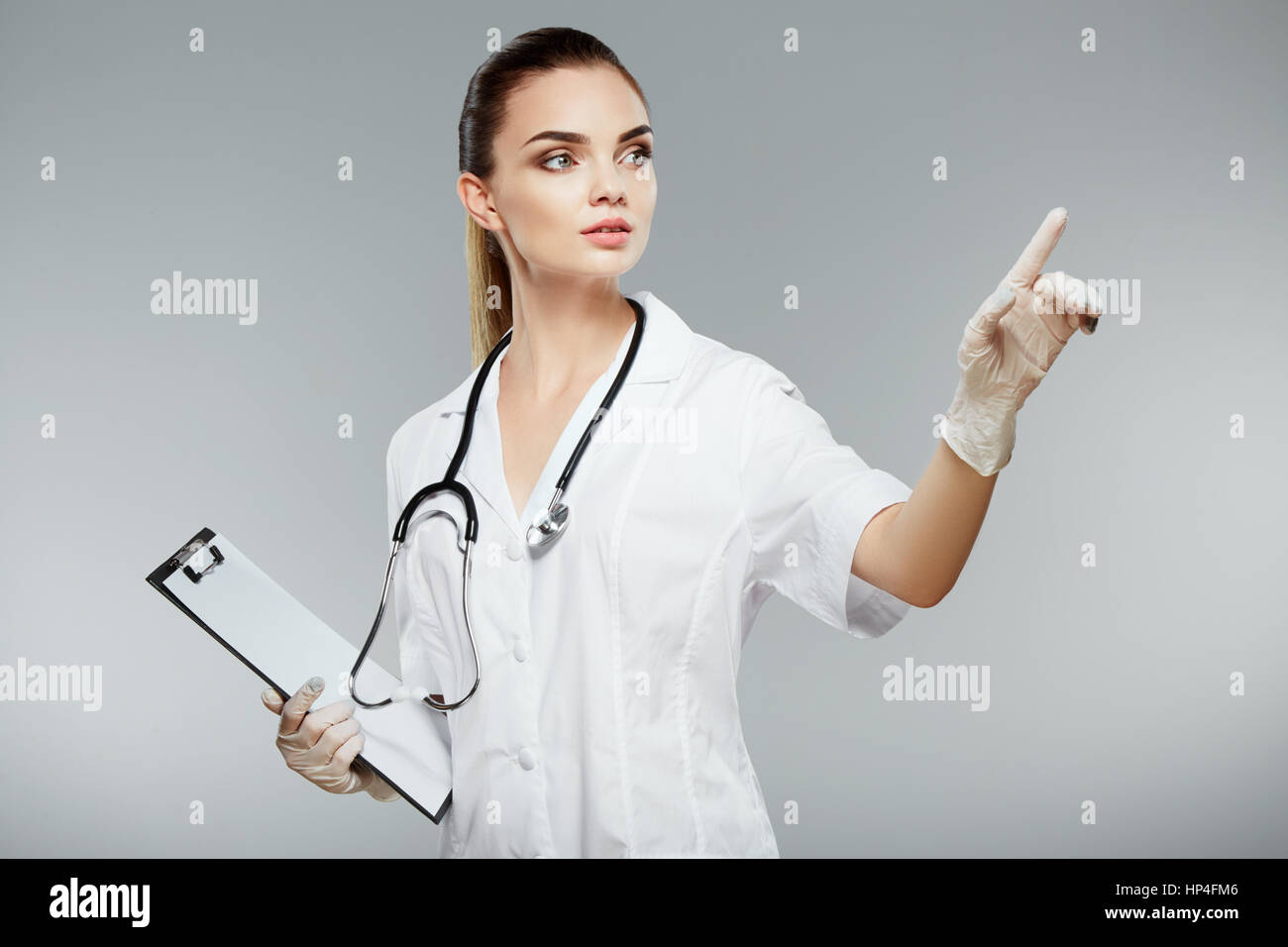 Gorgeous doctor portrait Stock Photo - Alamy