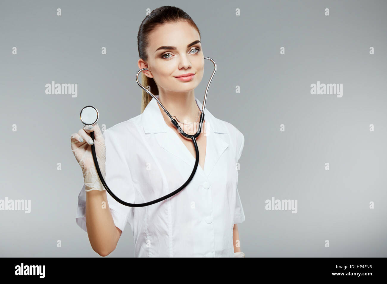 Gorgeous doctor portrait Stock Photo - Alamy