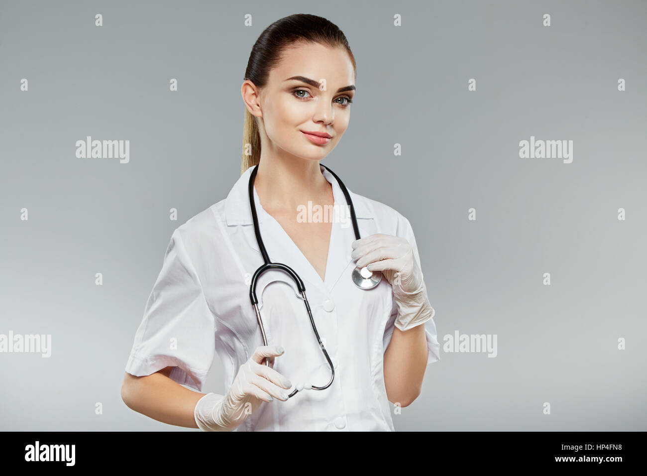 Gorgeous doctor portrait Stock Photo - Alamy