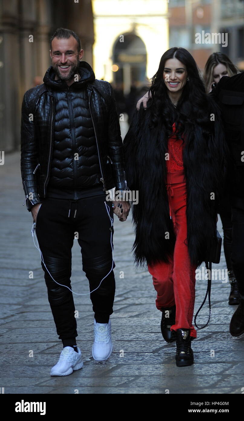 German fashion designer Philipp Plein out and about in Milan with his ...