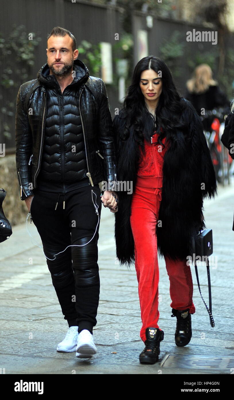 German fashion designer Philipp Plein out and about in Milan with his ...