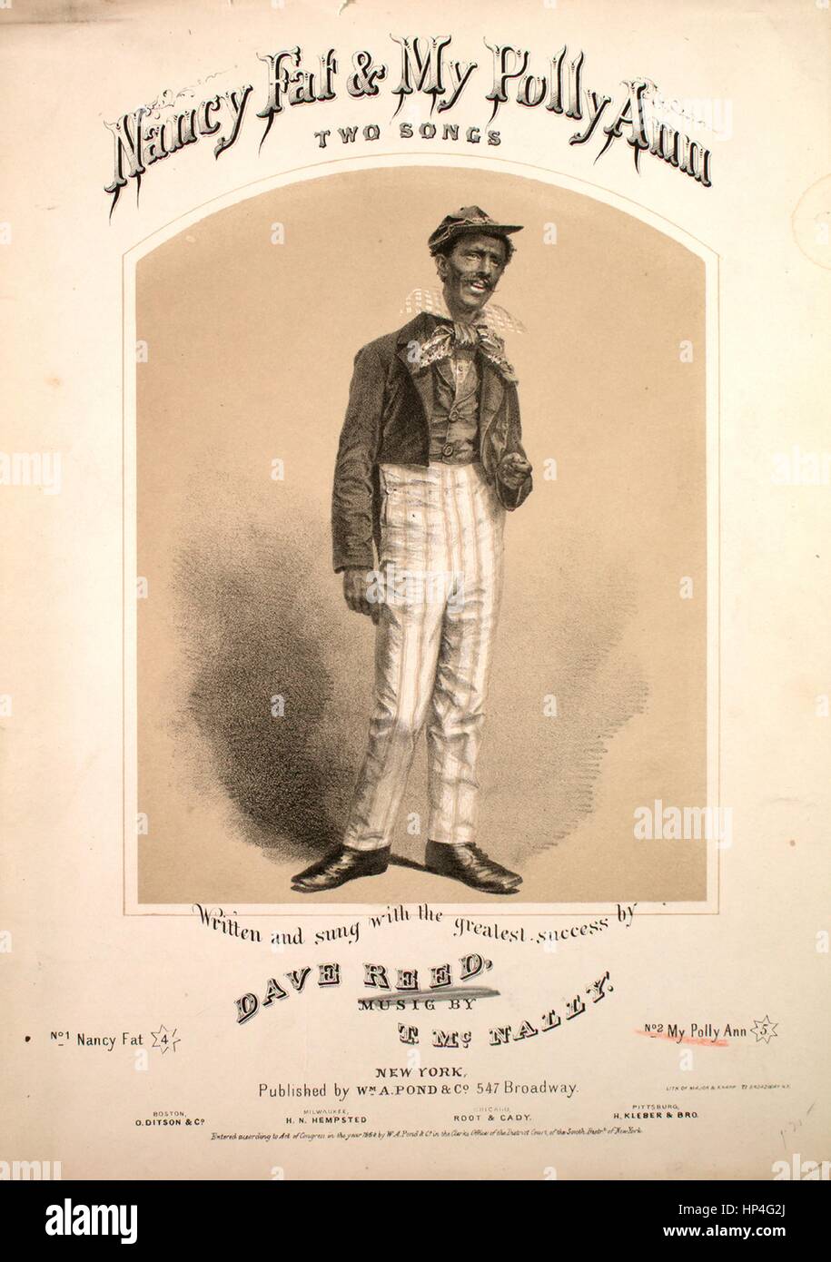 Sheet music cover image of the song 'Nancy Fat and My Polly Ann Two ...