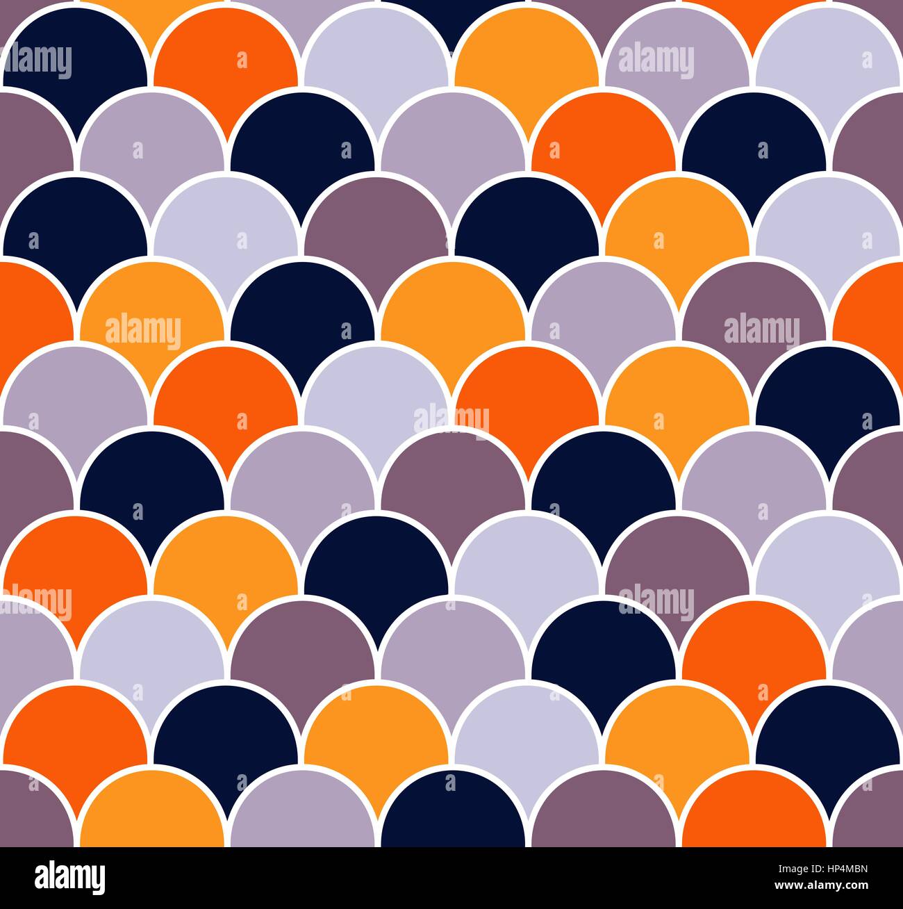 Scallop seamless vector pattern Stock Vector Image & Art - Alamy