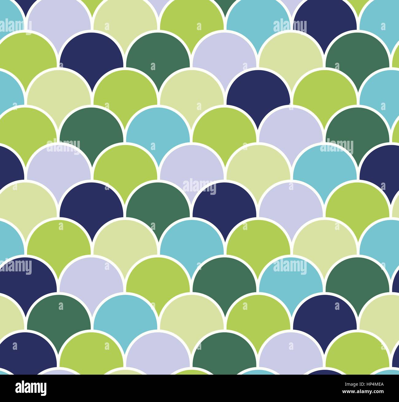 Scallop seamless vector pattern Stock Vector Image & Art - Alamy