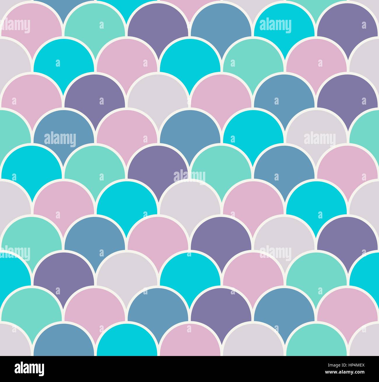Scallop seamless vector pattern Stock Vector Image & Art - Alamy