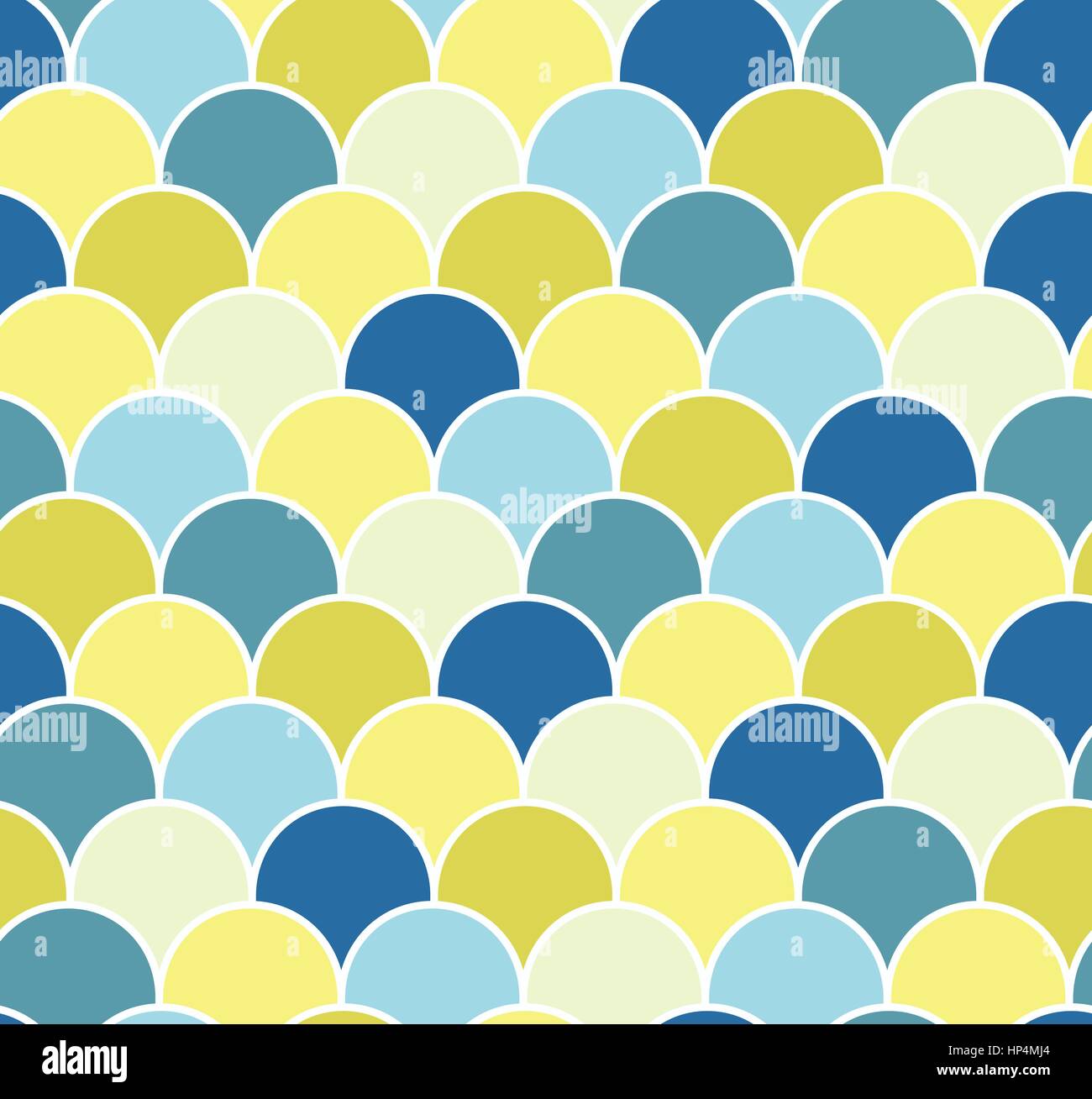 Scallop seamless vector pattern Stock Vector Image & Art - Alamy