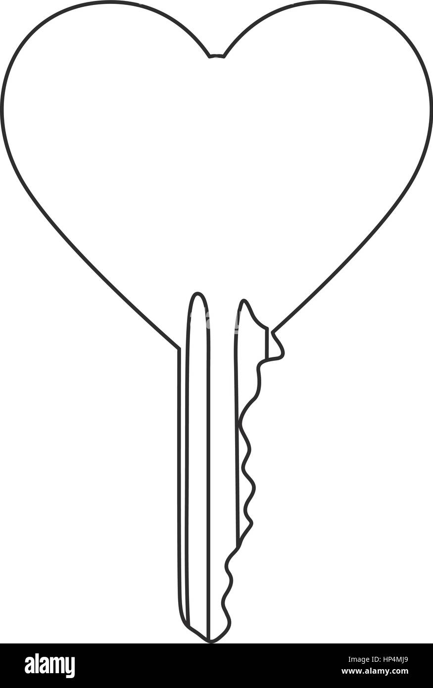 Key in closeup Stock Vector Images - Alamy