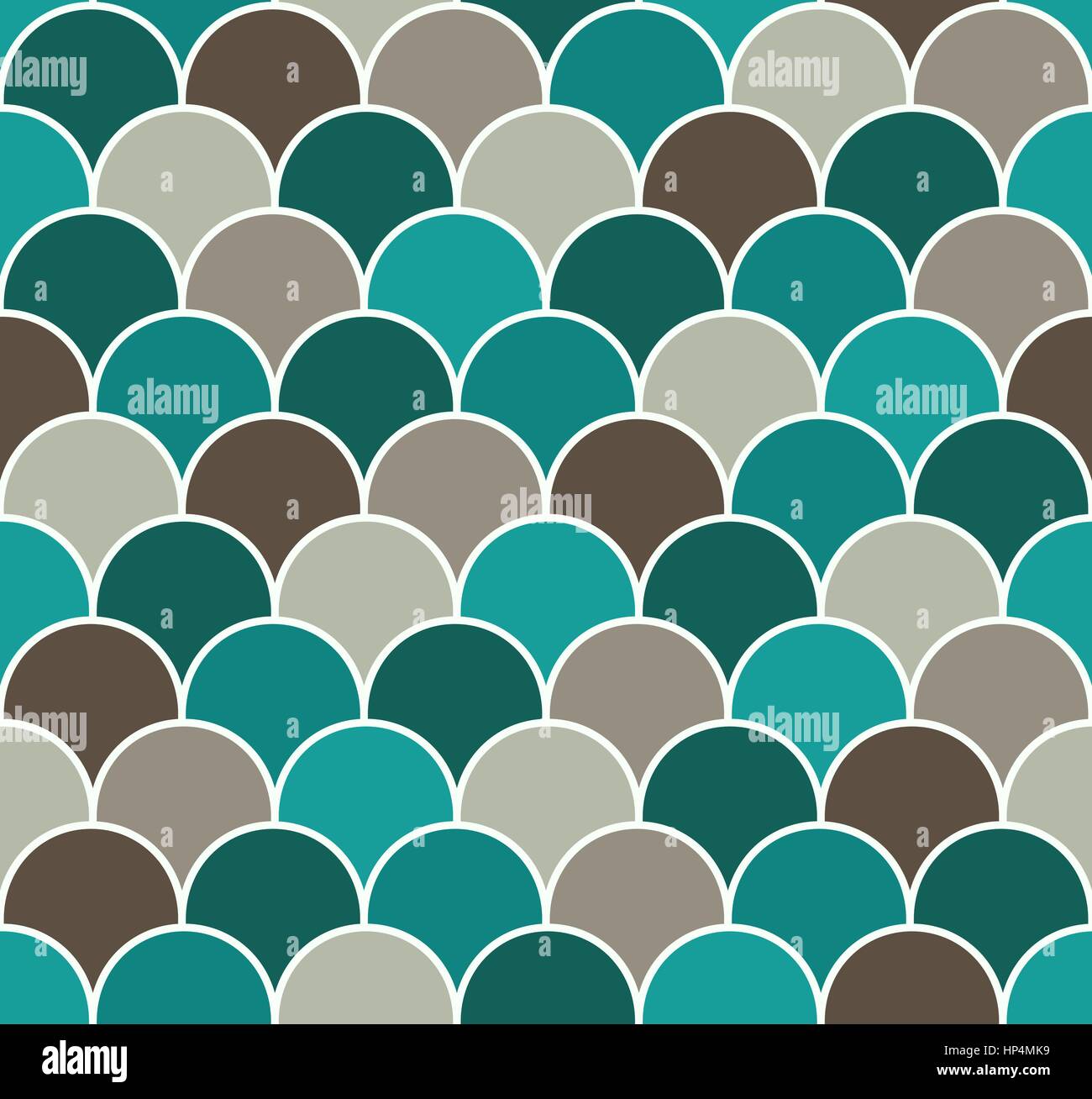Scallop seamless vector pattern Stock Vector Image & Art - Alamy