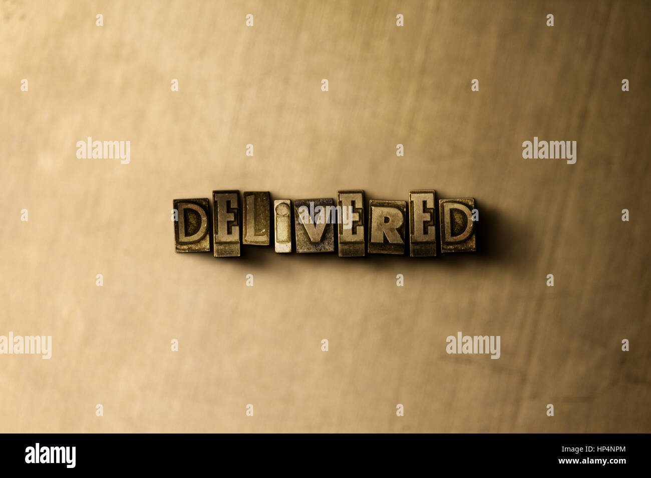 Delivered word hi-res stock photography and images - Alamy
