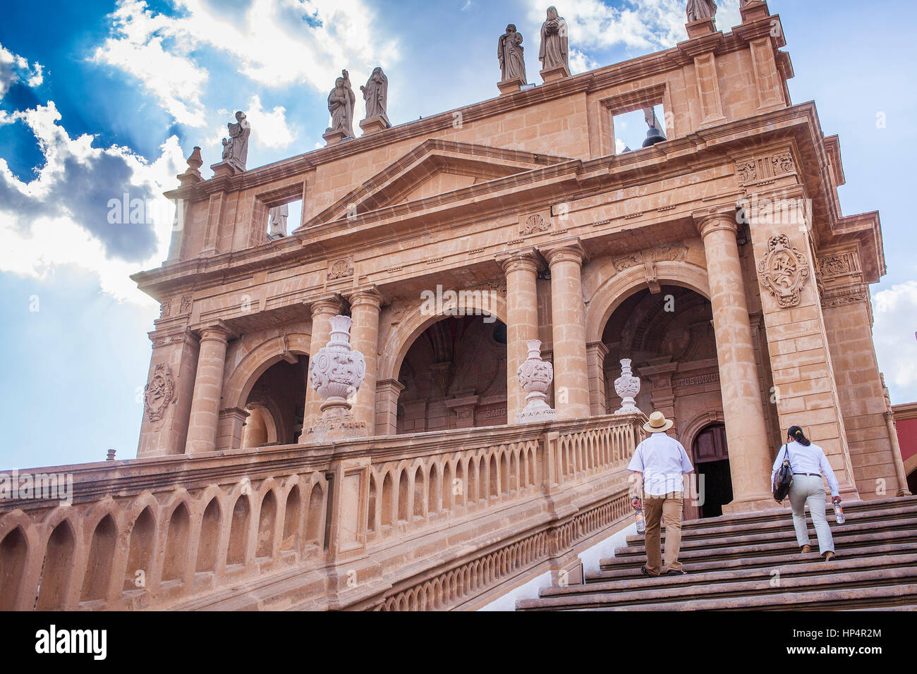 Calvario church, Lagos de Moreno, Jalisco, Mexico Stock Photo - Alamy