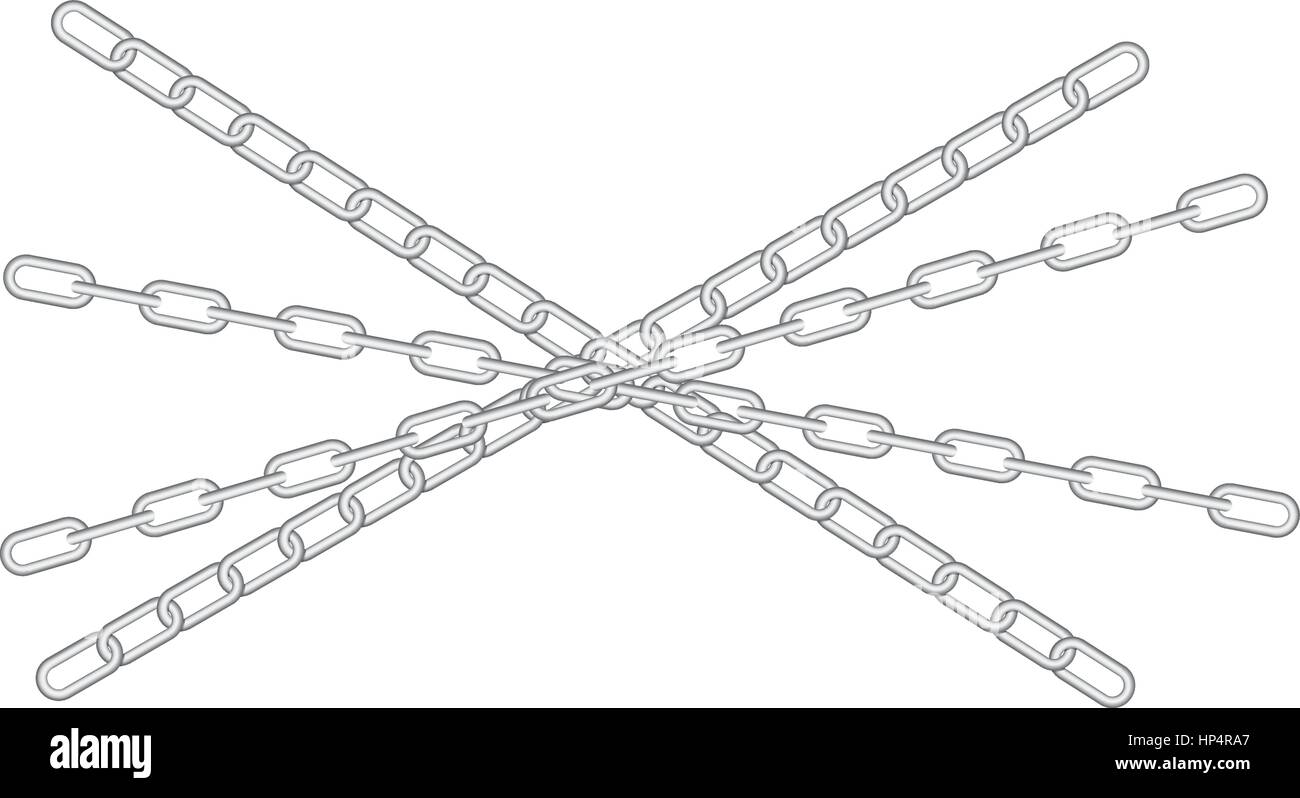 Set of chains Stock Vector Images - Alamy